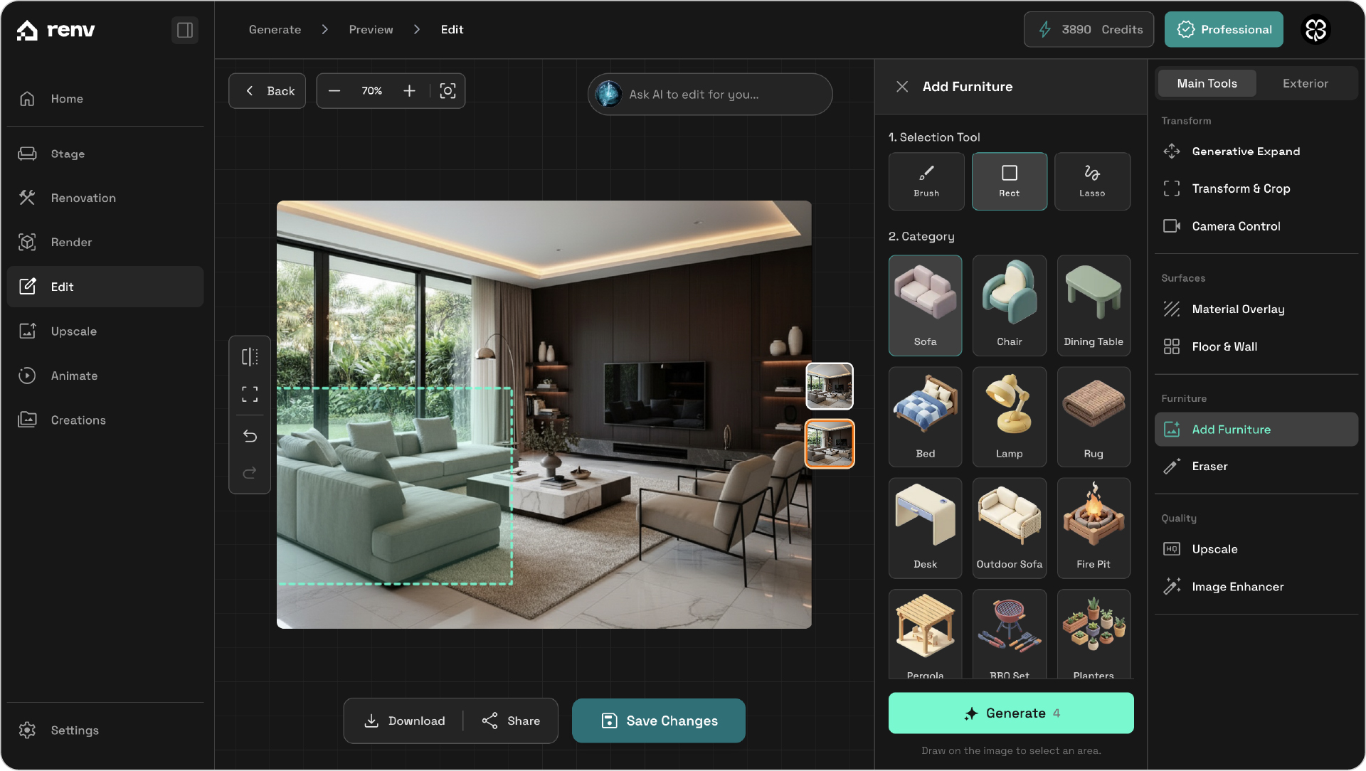Virtual Staging AI